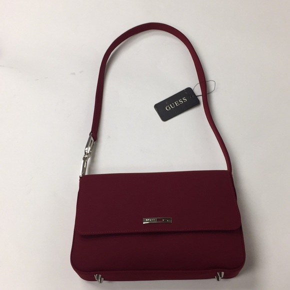 Guess | Bags | New Ruby Red Guess Brand Handbag And Wallet | Poshmark